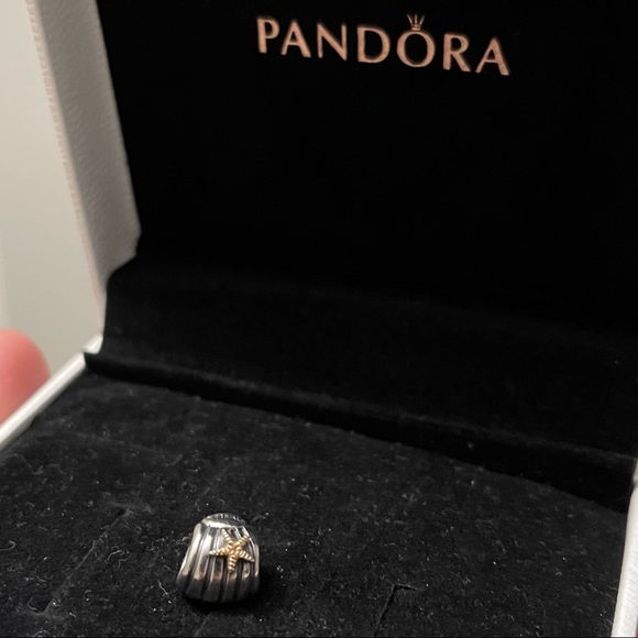 Pandora | Jewelry | Pandora Charm Sterling Silver Clam Shell With 4k ...